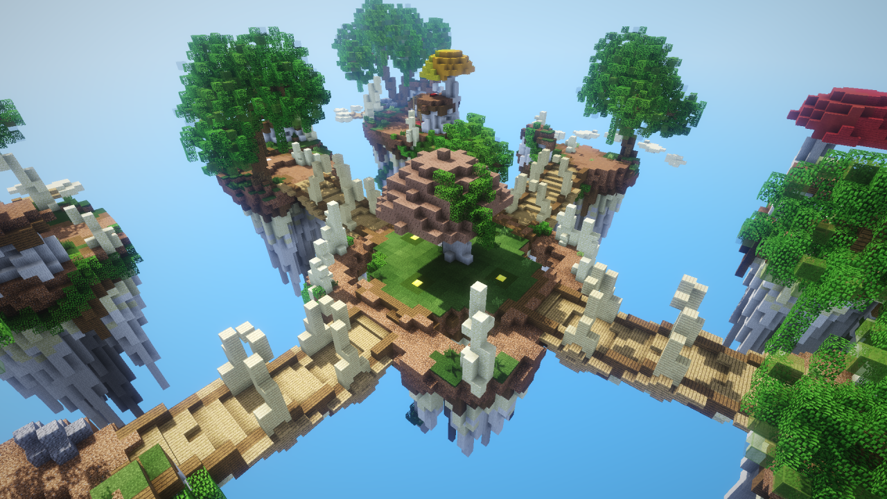 BedWars Map - Mushrooms | Chunkfactory